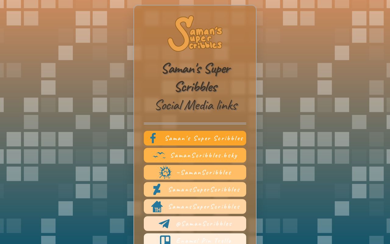 Saman's Super Scribbles Socials